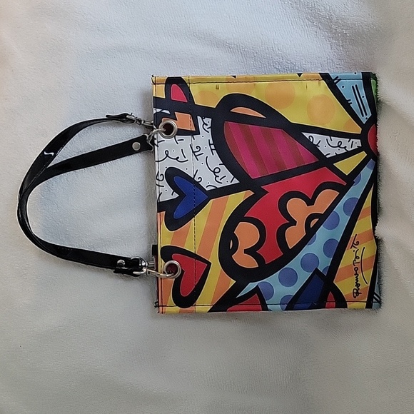 Romero Britto | Bags | Romero Britto Tote Pursebag | Poshmark